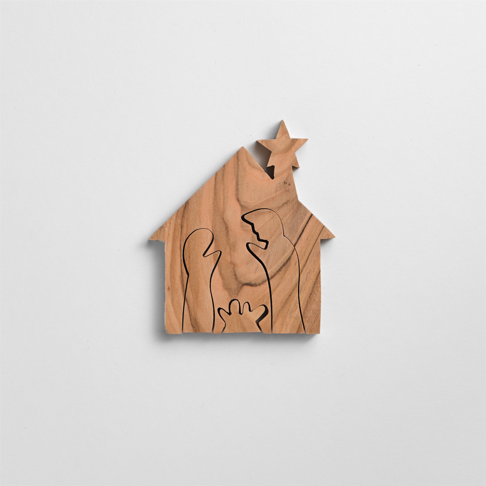 Creche puzzle en bois