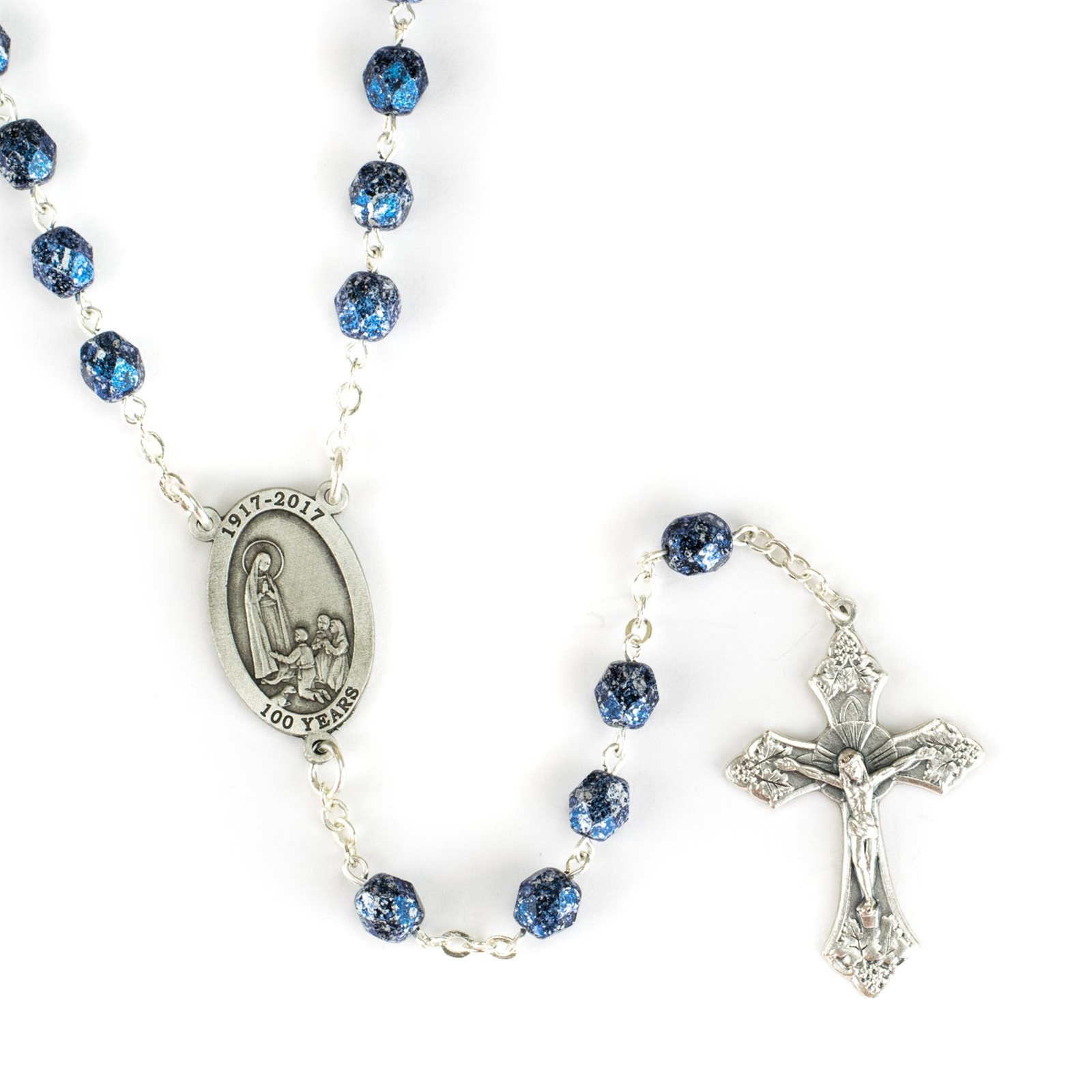 Our Lady of Fatima Blue Rosary