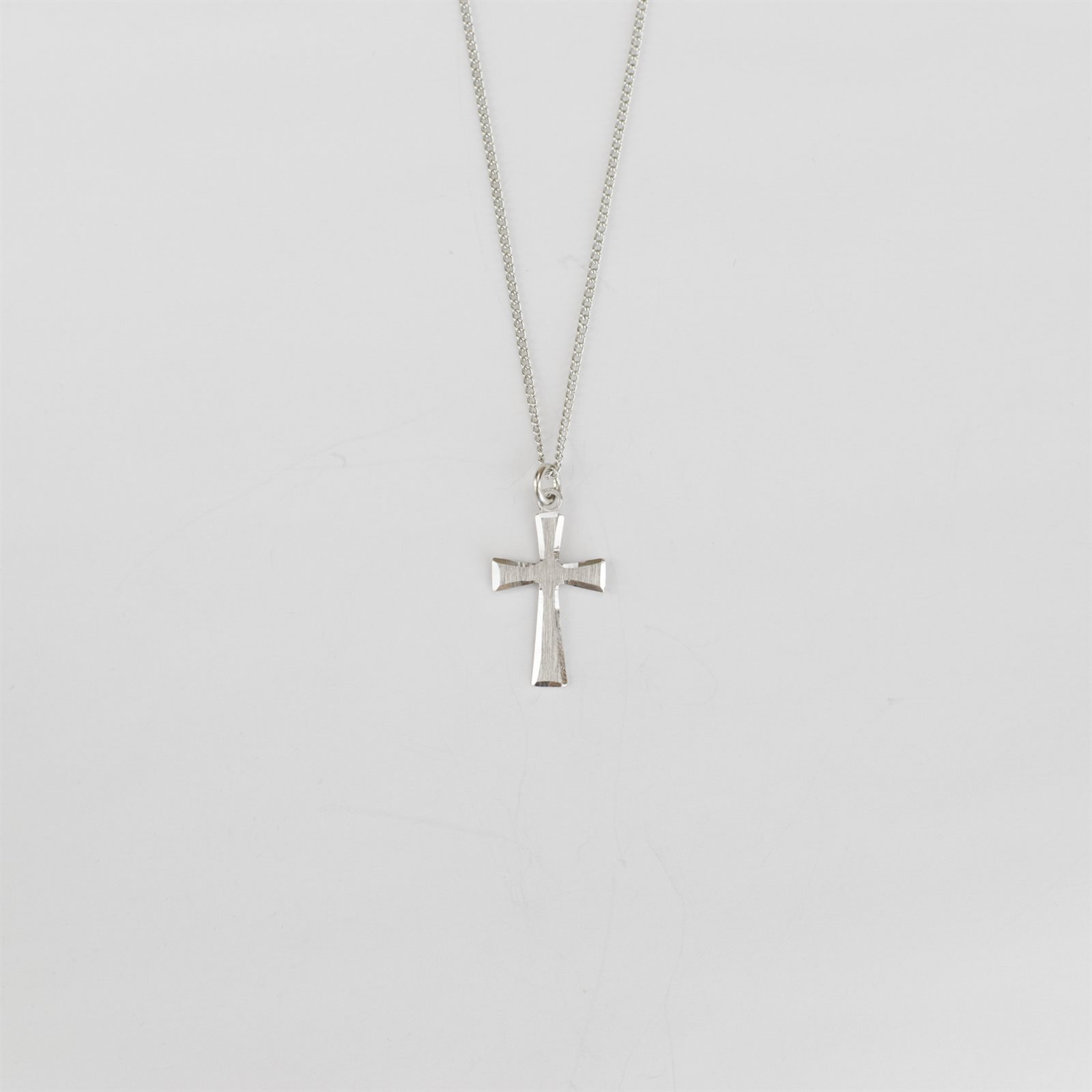 Silver Cross on Chain