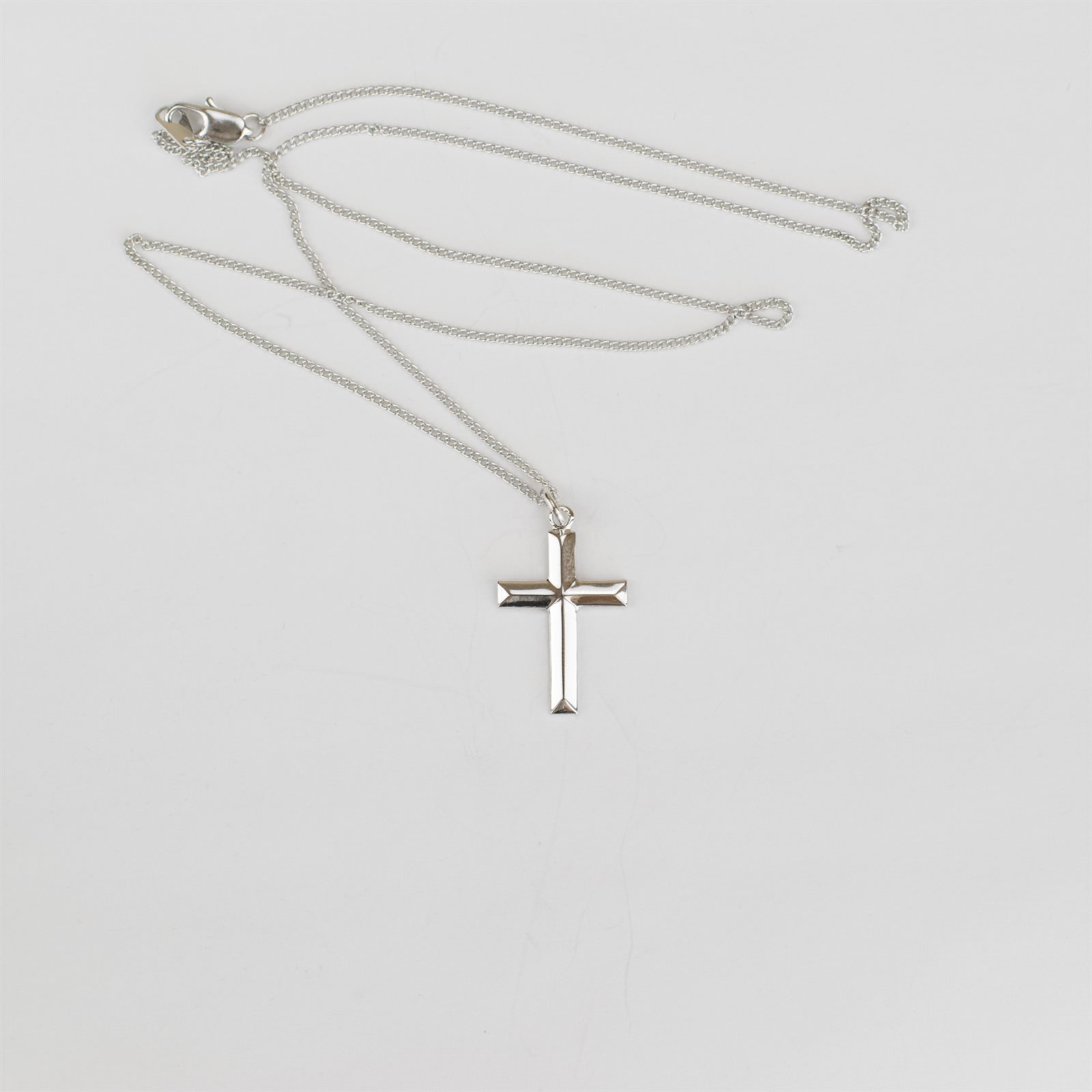 Silver Cross on Chain