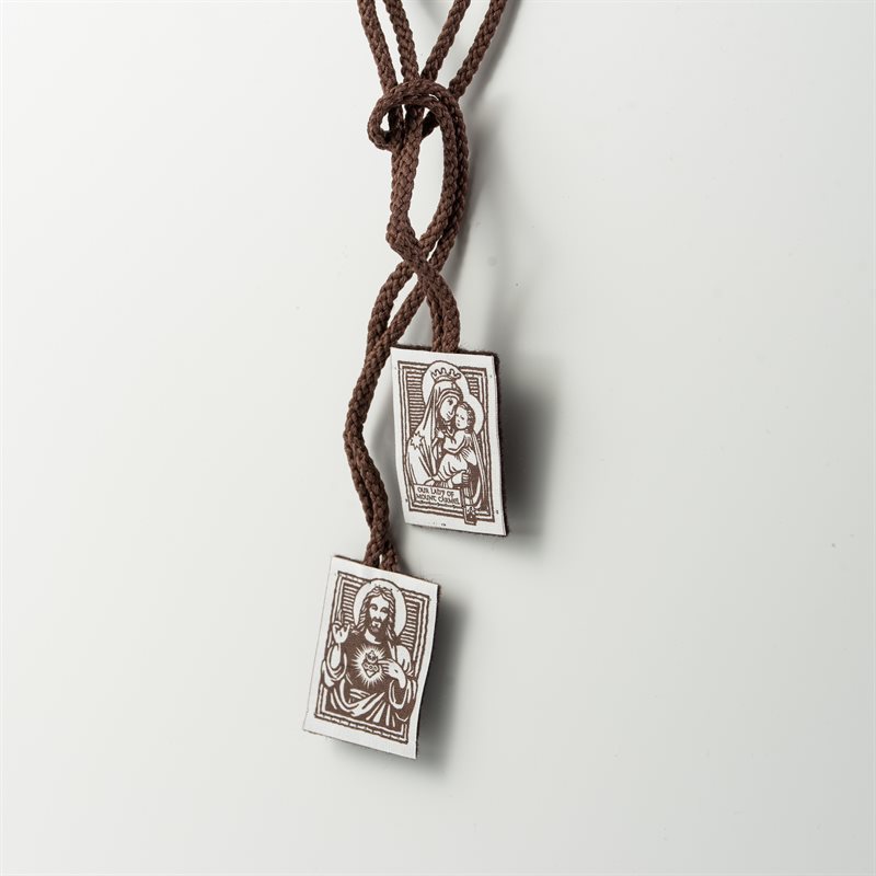 Brown Fabric Scapular