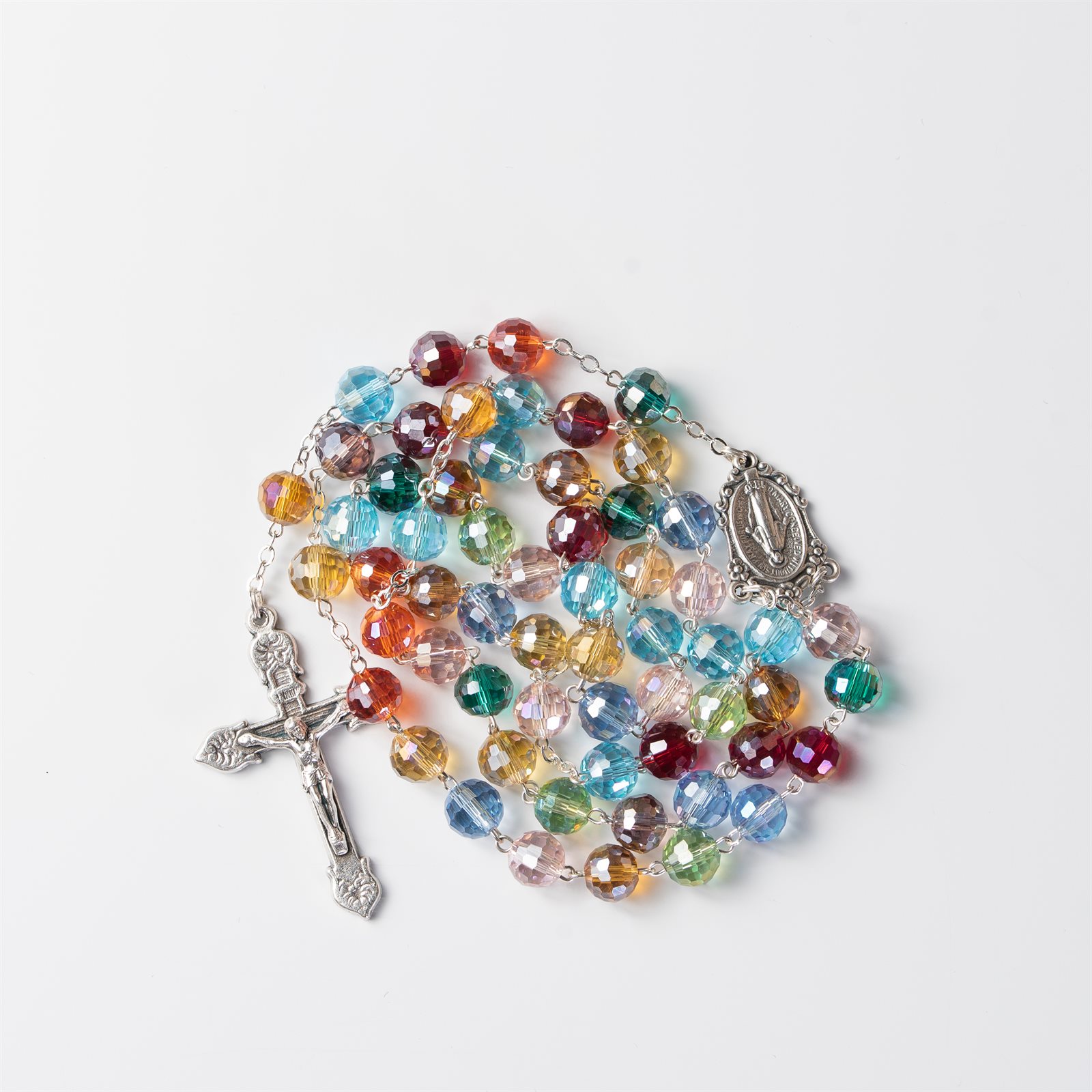 Multicolour Crystal Rosary