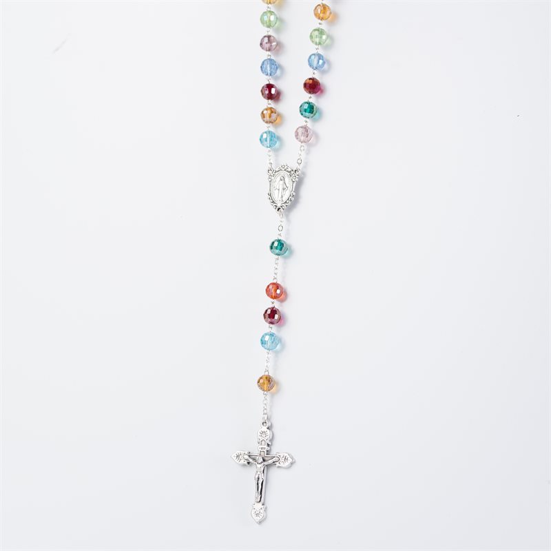Multicolour Crystal Rosary